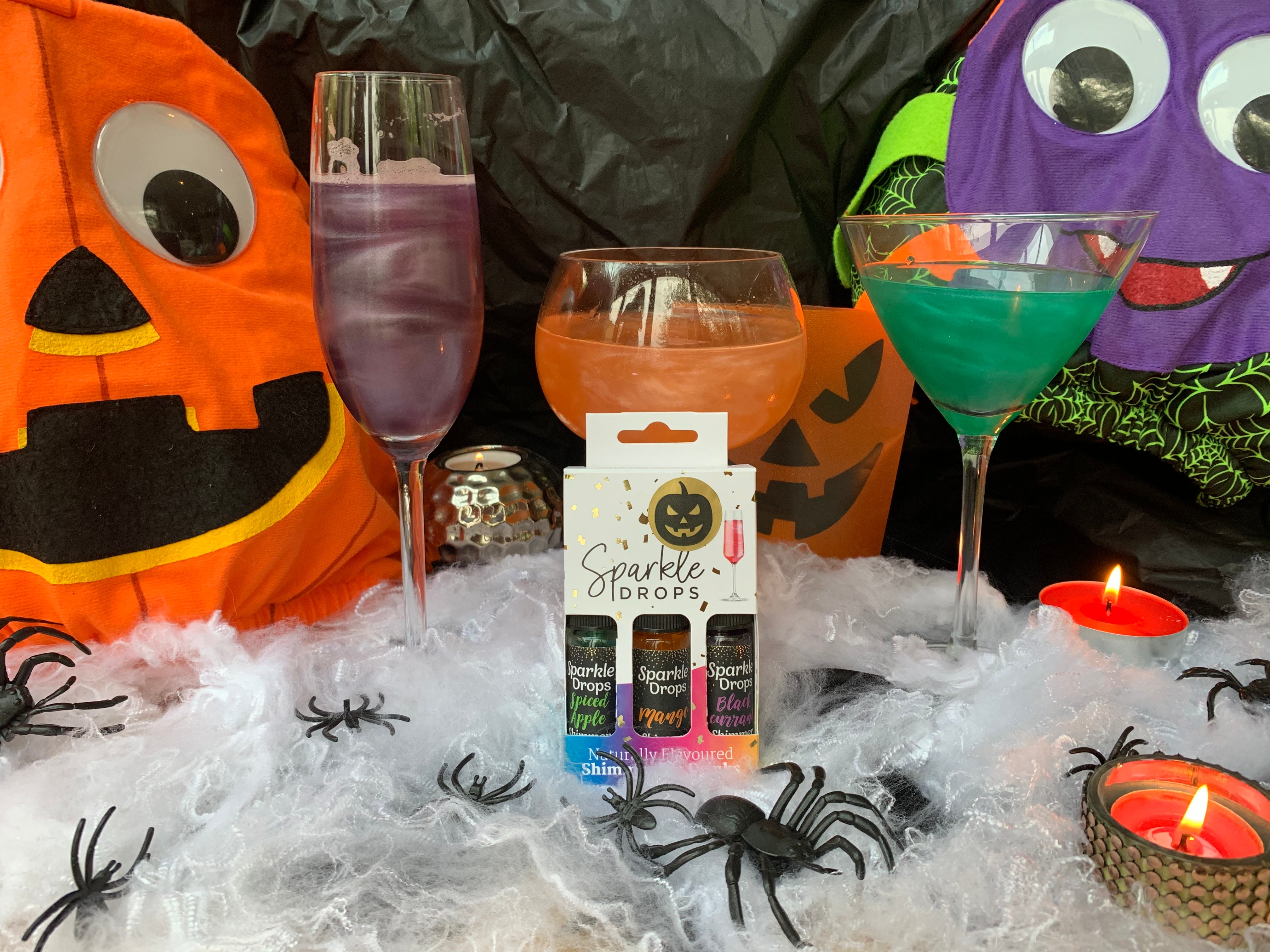 HALLOWEEN Drinks Gift Set for Shimmery Ghoulish Drinks – Sparkle Drops
